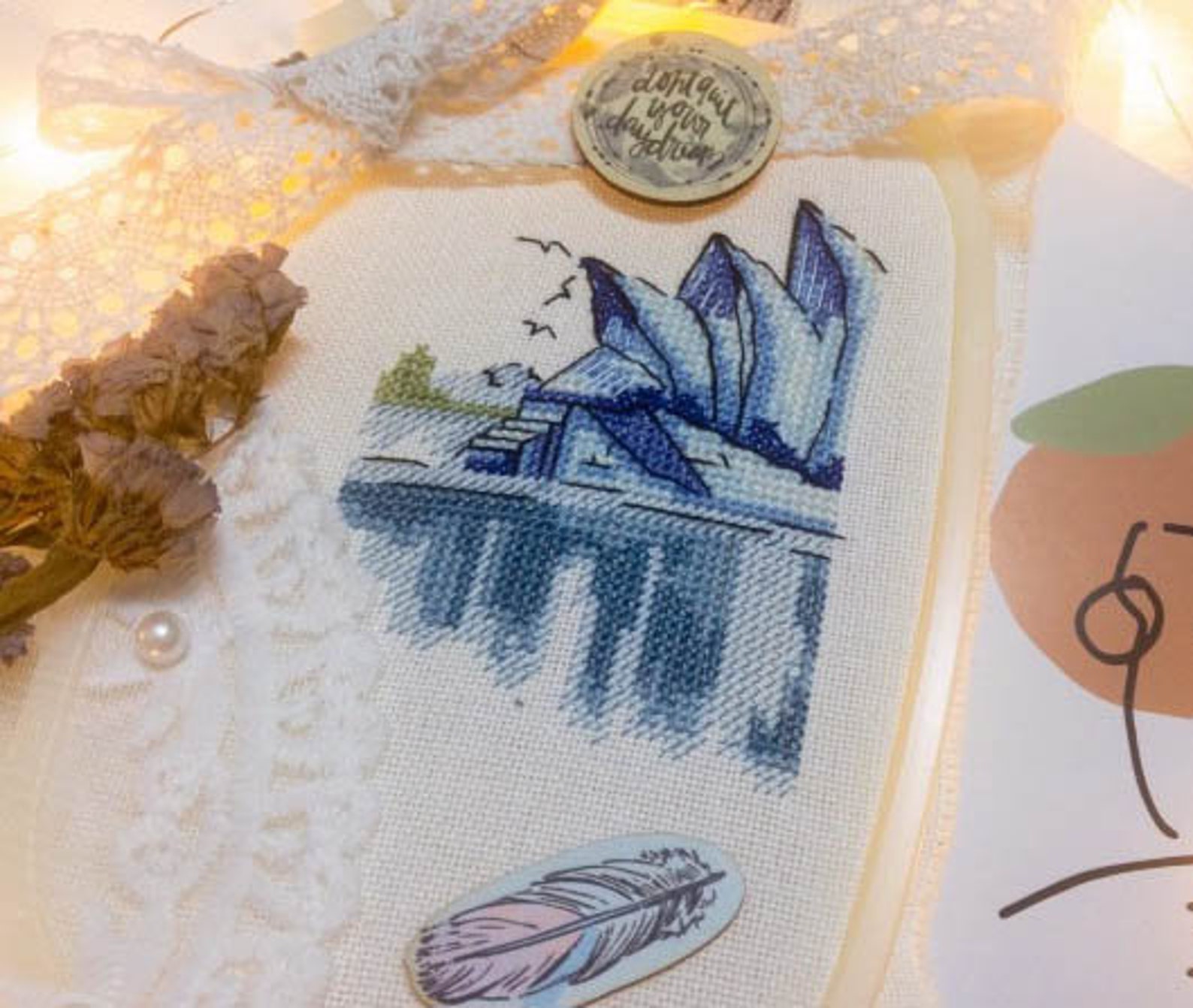 Australia Cross Stitch Sydney Pattern Pdf Sydney Opera House | Etsy