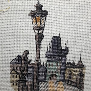 Prague Cross Stitch Old Town Pattern Pdf – Travel Cross Stitch Prague ...