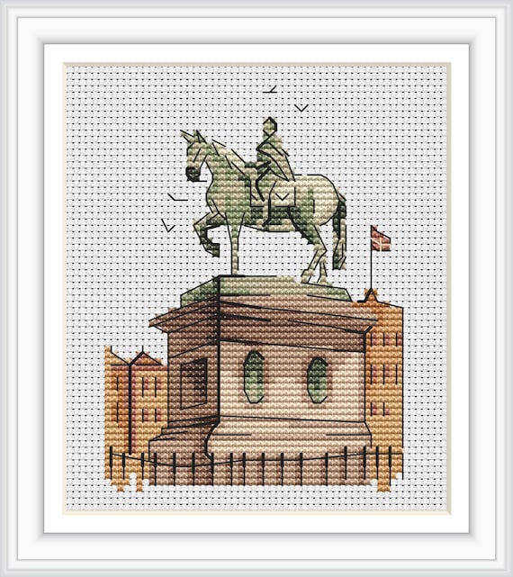 Copenhagen Cross Stitch Denmark Pattern Pdf Travel | Etsy