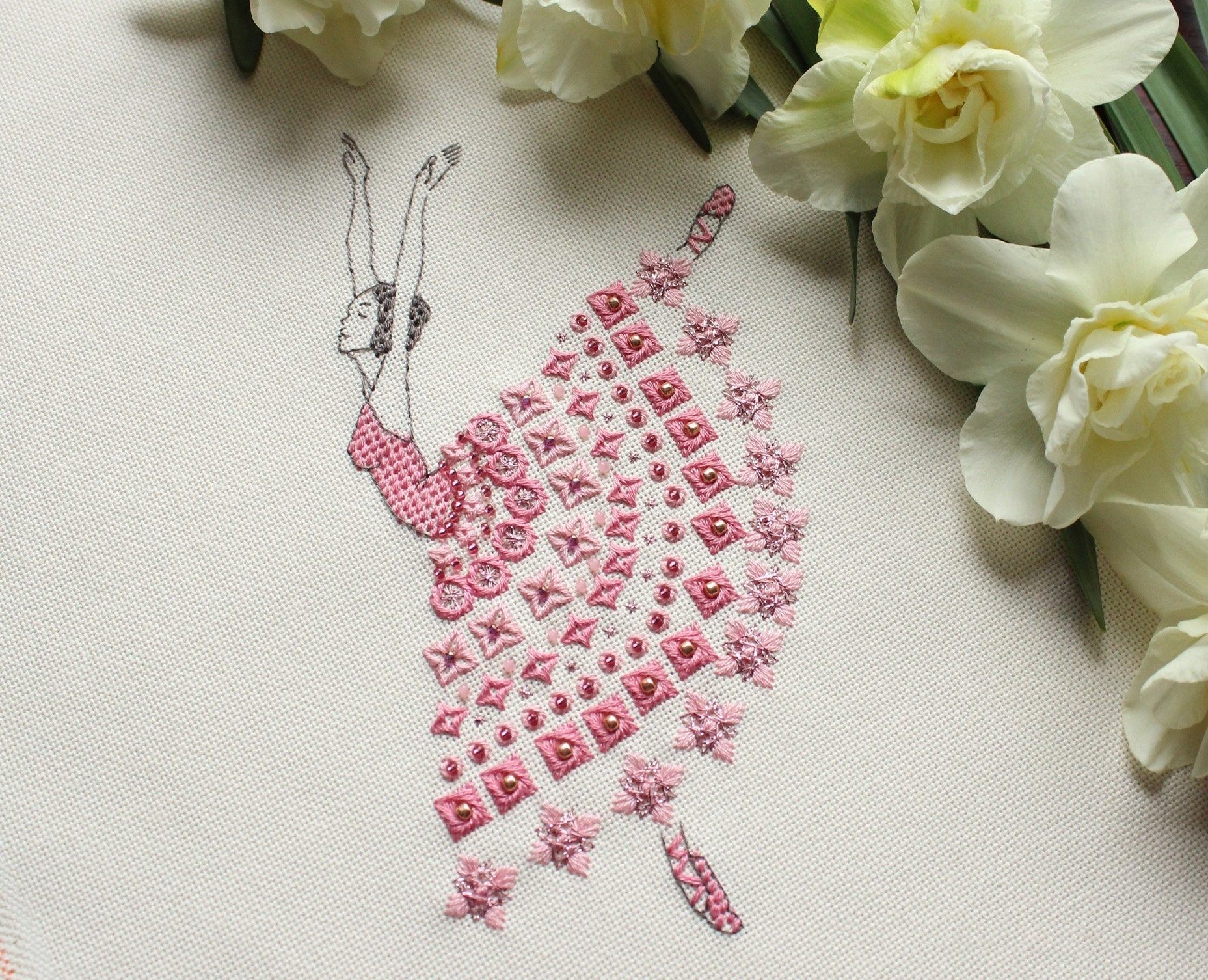 Ballet Сross Stitch Dancer Pattern Pdf Ballerina Cross - Etsy