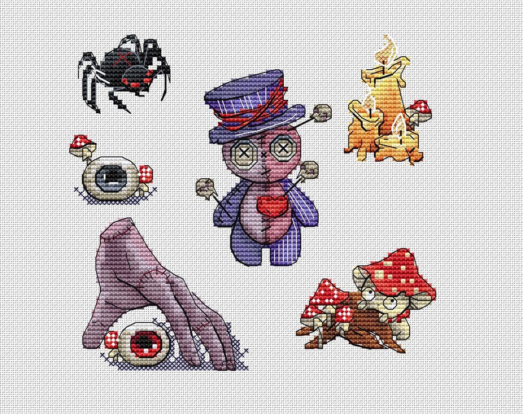 Halloween Cross Stitch Voodoo Pattern Pdf - Funny Cross Stitch ...