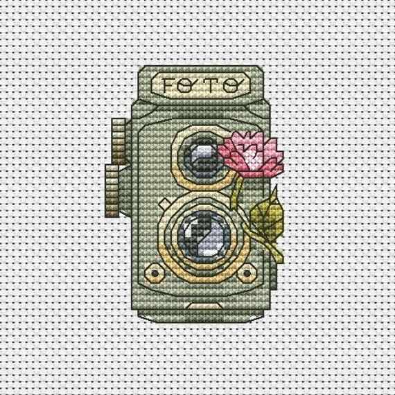 Camera Cross Stitch Retro Pattern Pdf Old Photo Cross Stitch - Etsy