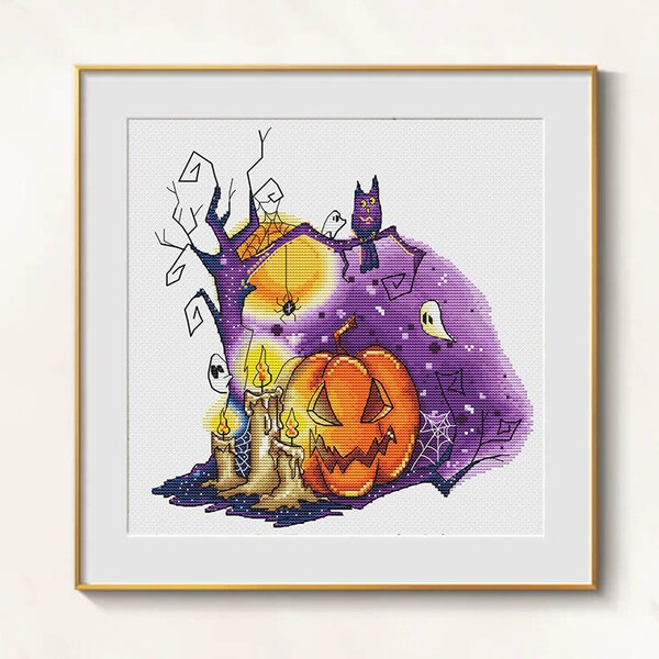 Scary Cross Stitch - Etsy