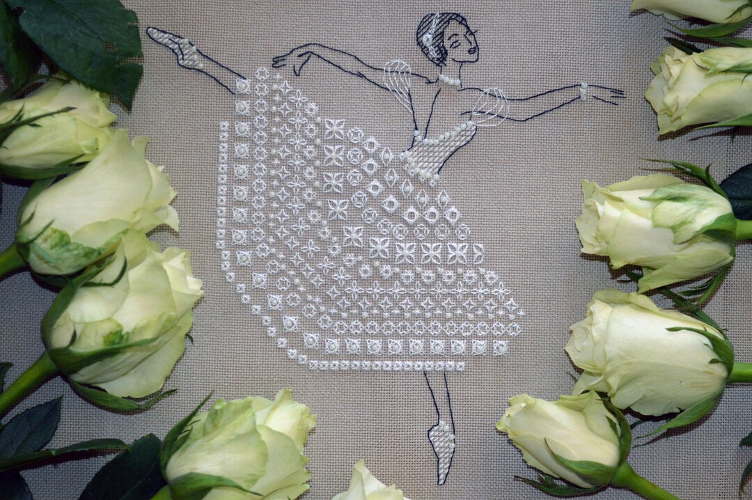 Ballet Сross Stitch Dancer Pattern Pdf Ballerina Cross Stitch Ballet ...