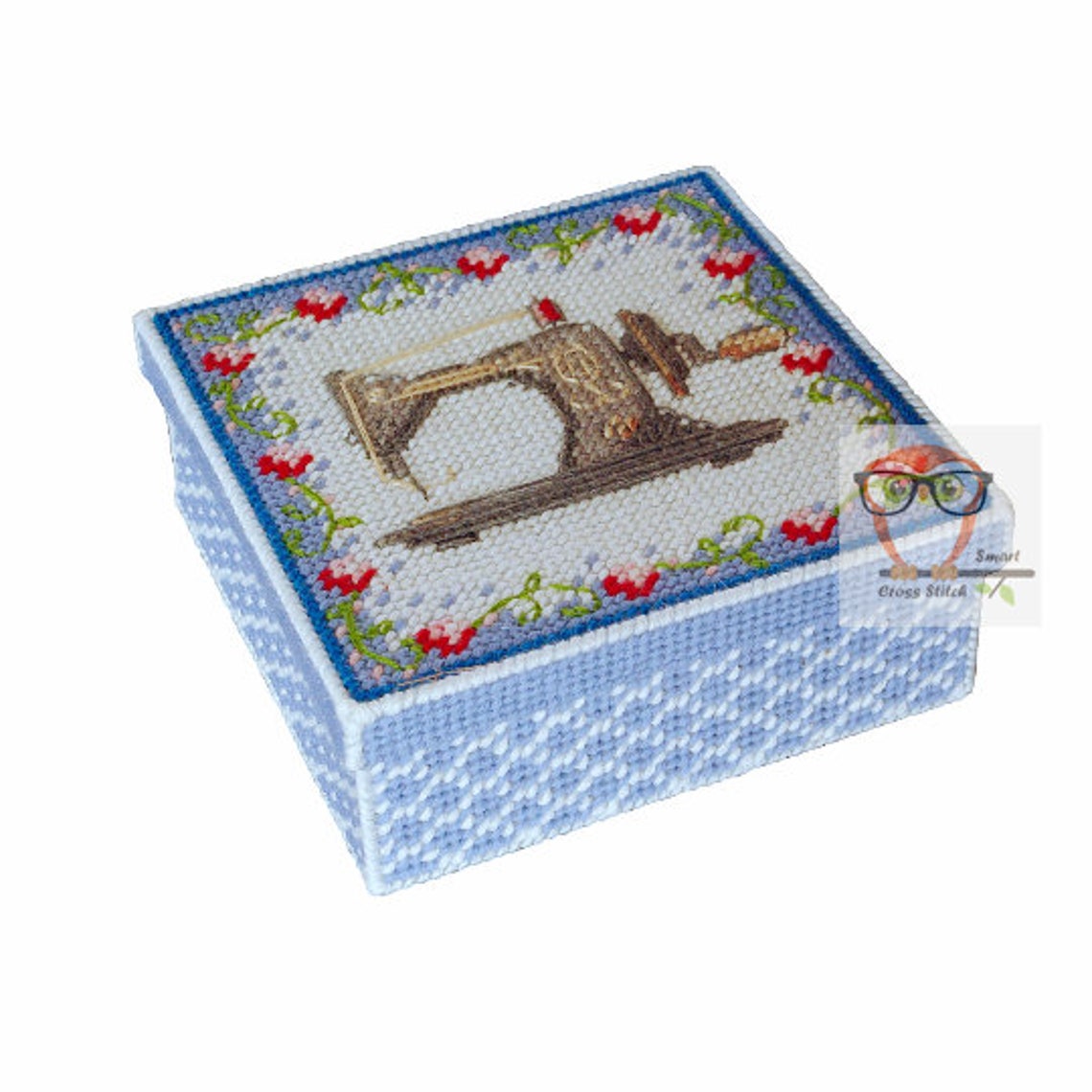 Crafts Box Cross Stitch Plastic Canvas Sewing Machine Pattern - Etsy