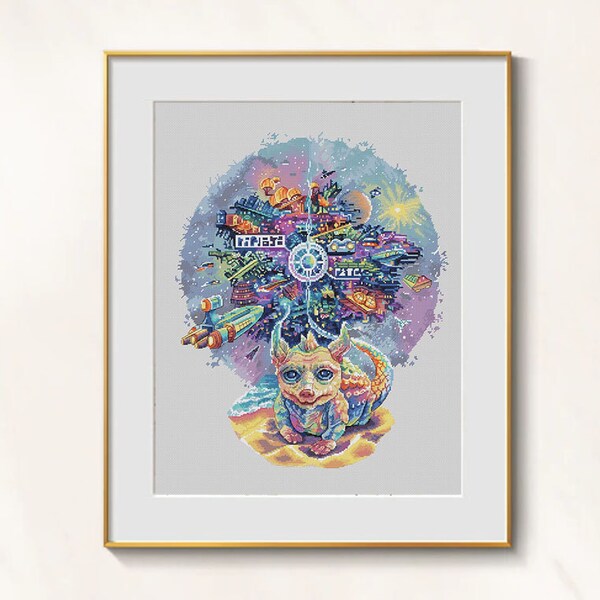 Science Cross Stitch - Etsy