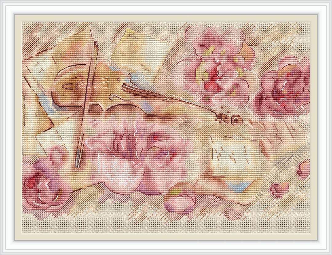 Music Cross Stitch Violin Pattern Pdf Music Vibes Cross Stitch Musician ...