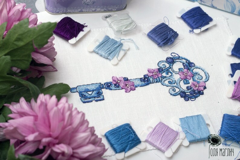 Key Cross Stitch Wedding Pattern Pdf Love Embroidery Wedding - Etsy