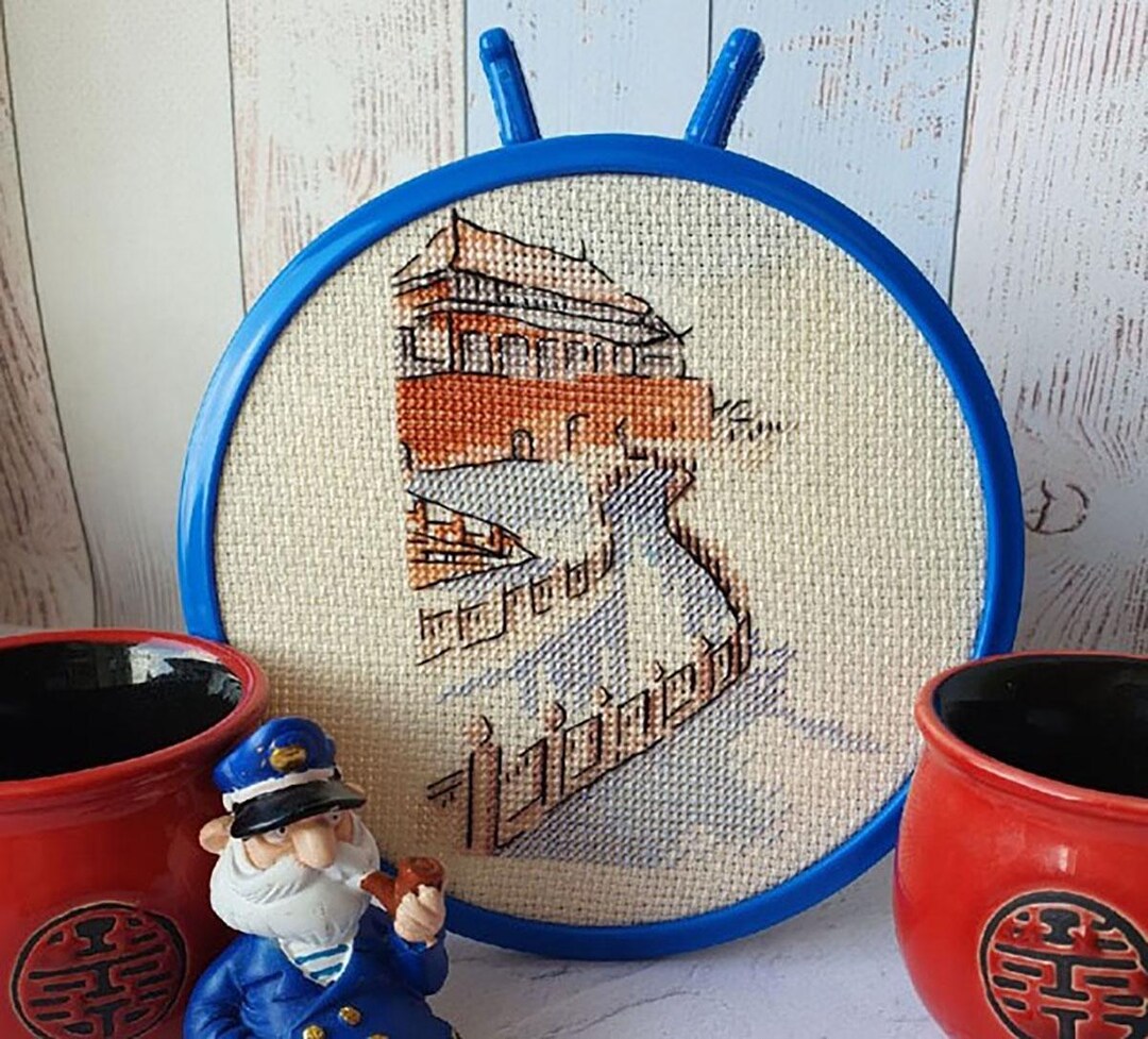 China Cross Stitch Beijing Pattern PDF – Travel China Cross Stitch ...