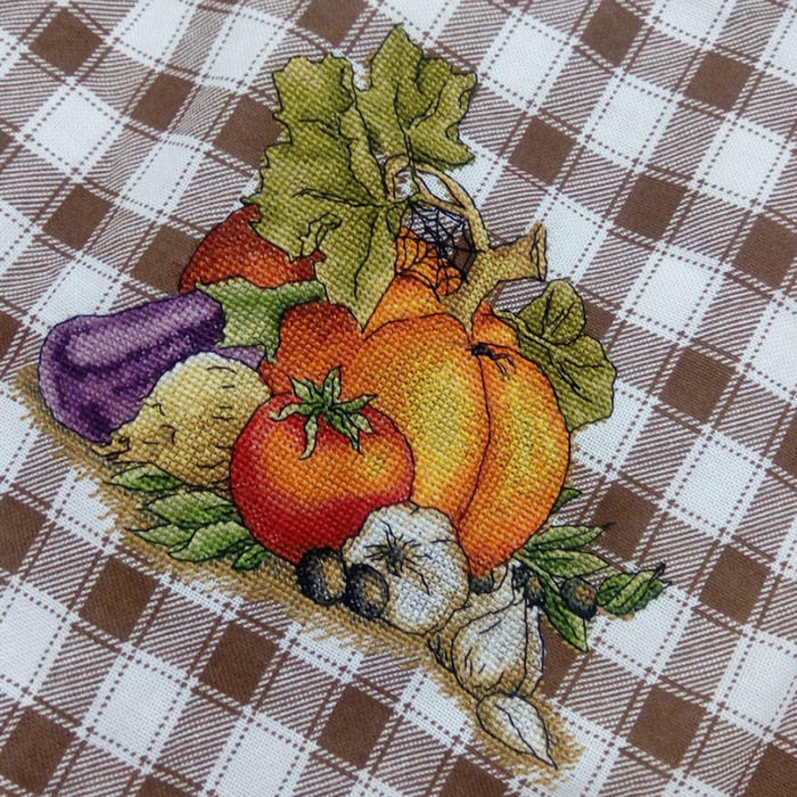 Vegetables Cross Stitch Autumn Pattern Pdf Kitchen Cross Stitch Garden ...