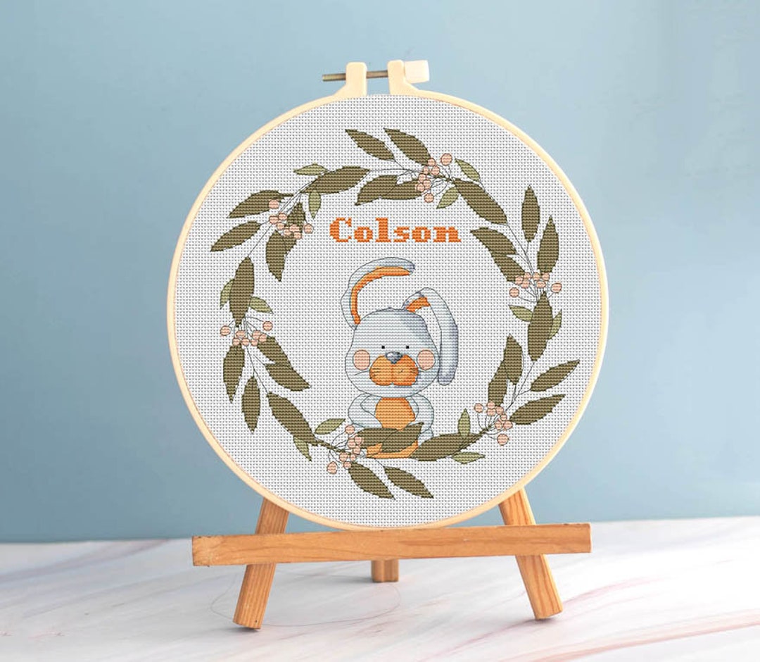 Baby Cross Stitch Boy Birth Sampler Pattern - New Baby Announcement ...