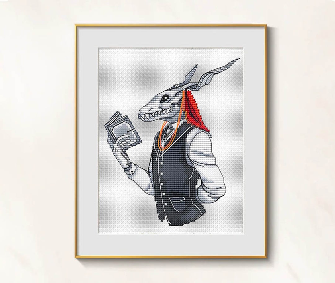 Book Reader Cross Stitch Manga Pattern Pdf - Anime Cross Stitch Ancient ...