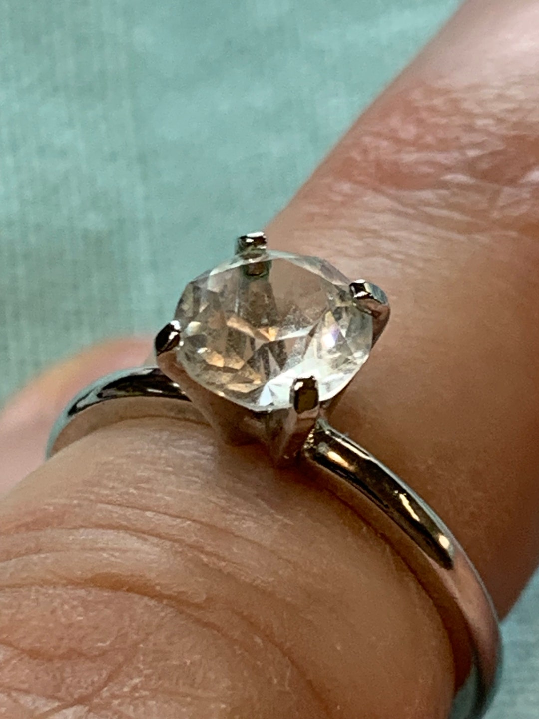 Vanderbilt Solitaire Ring Designed by Uncas - Etsy