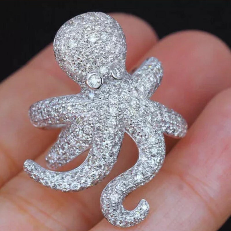 Octopus Ring - Etsy