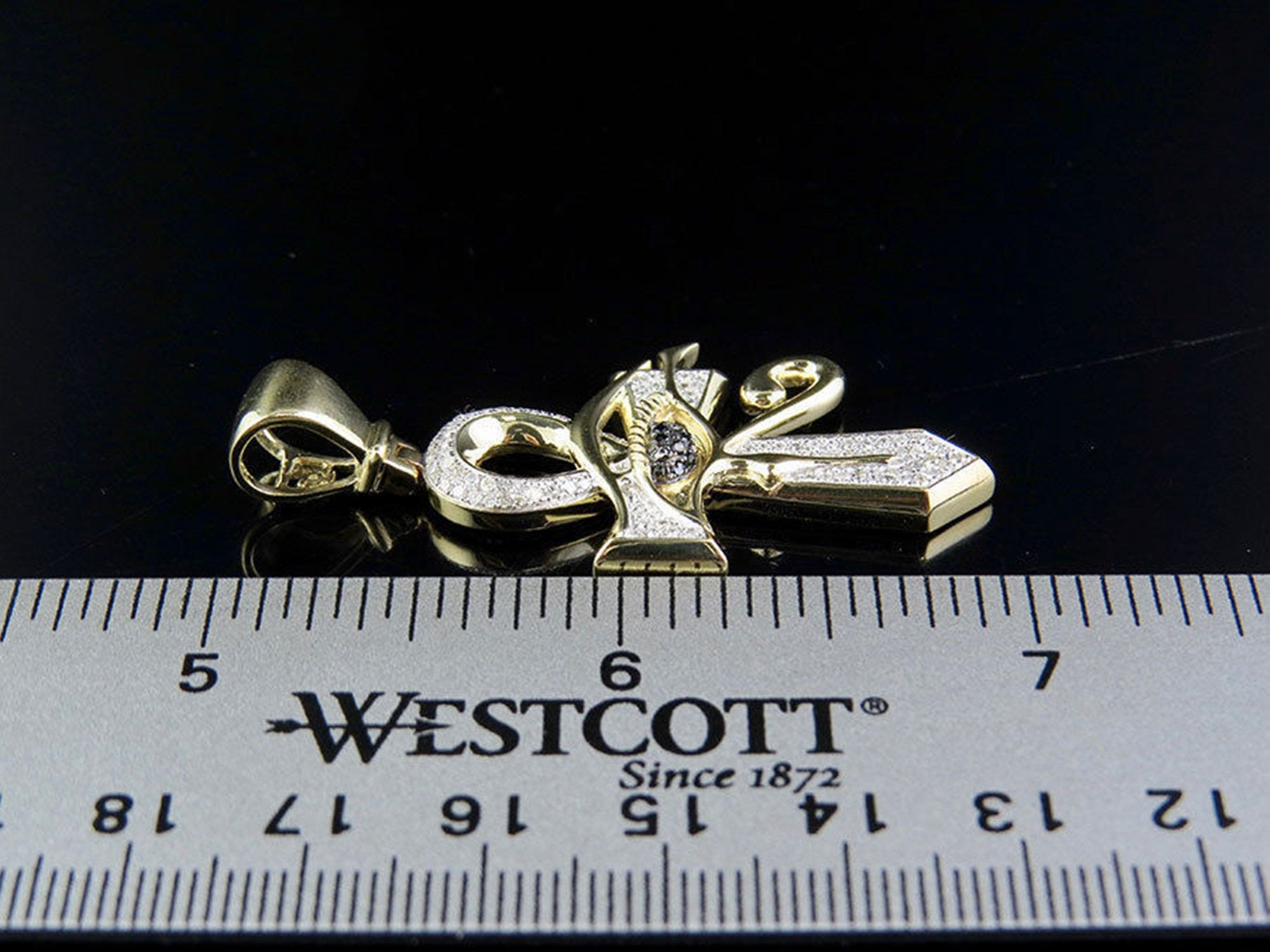 Black Eye of Horus Cross Pendant Men's or Women's - Etsy