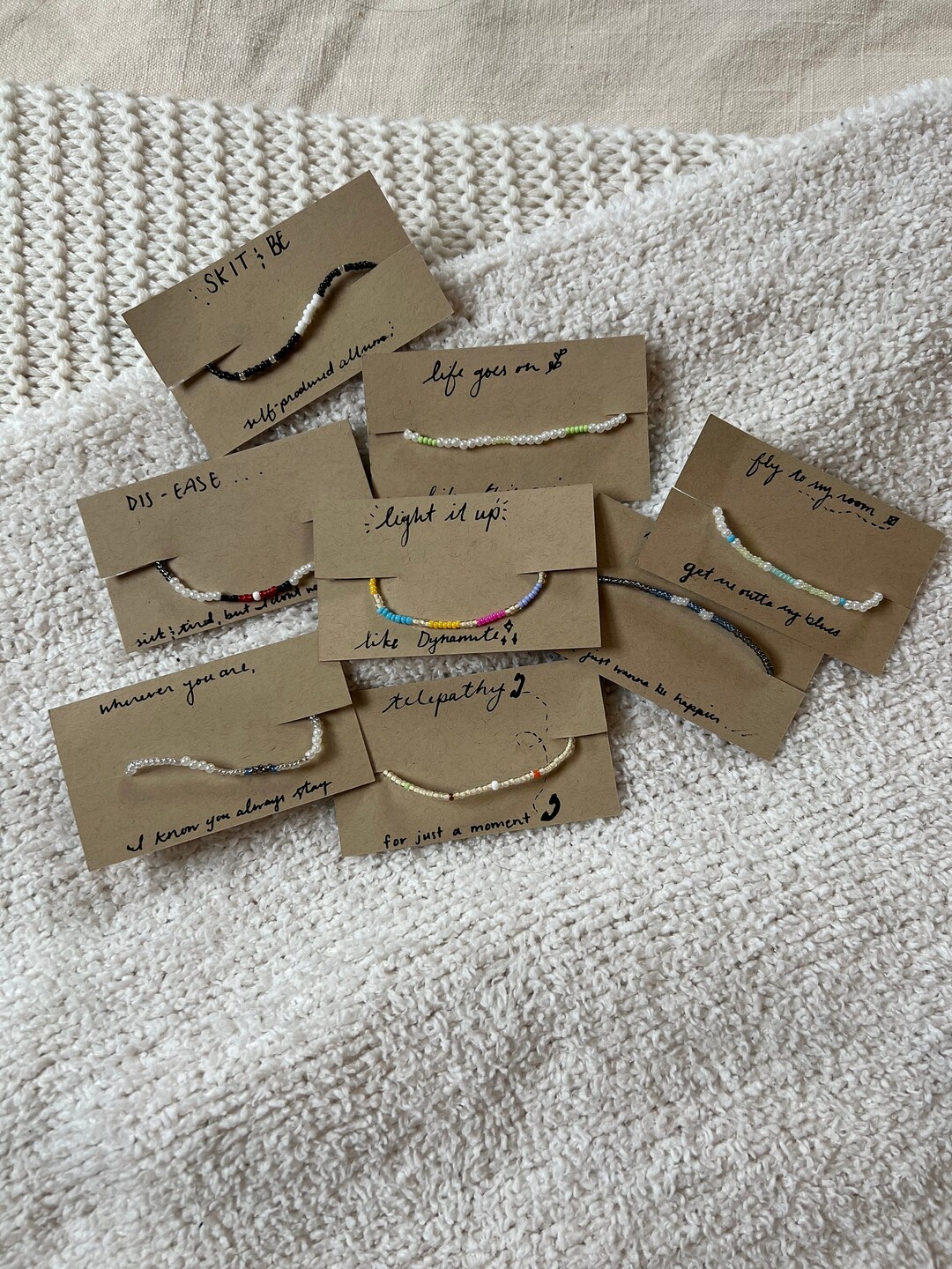 BE Album Inspired Bracelets - Etsy