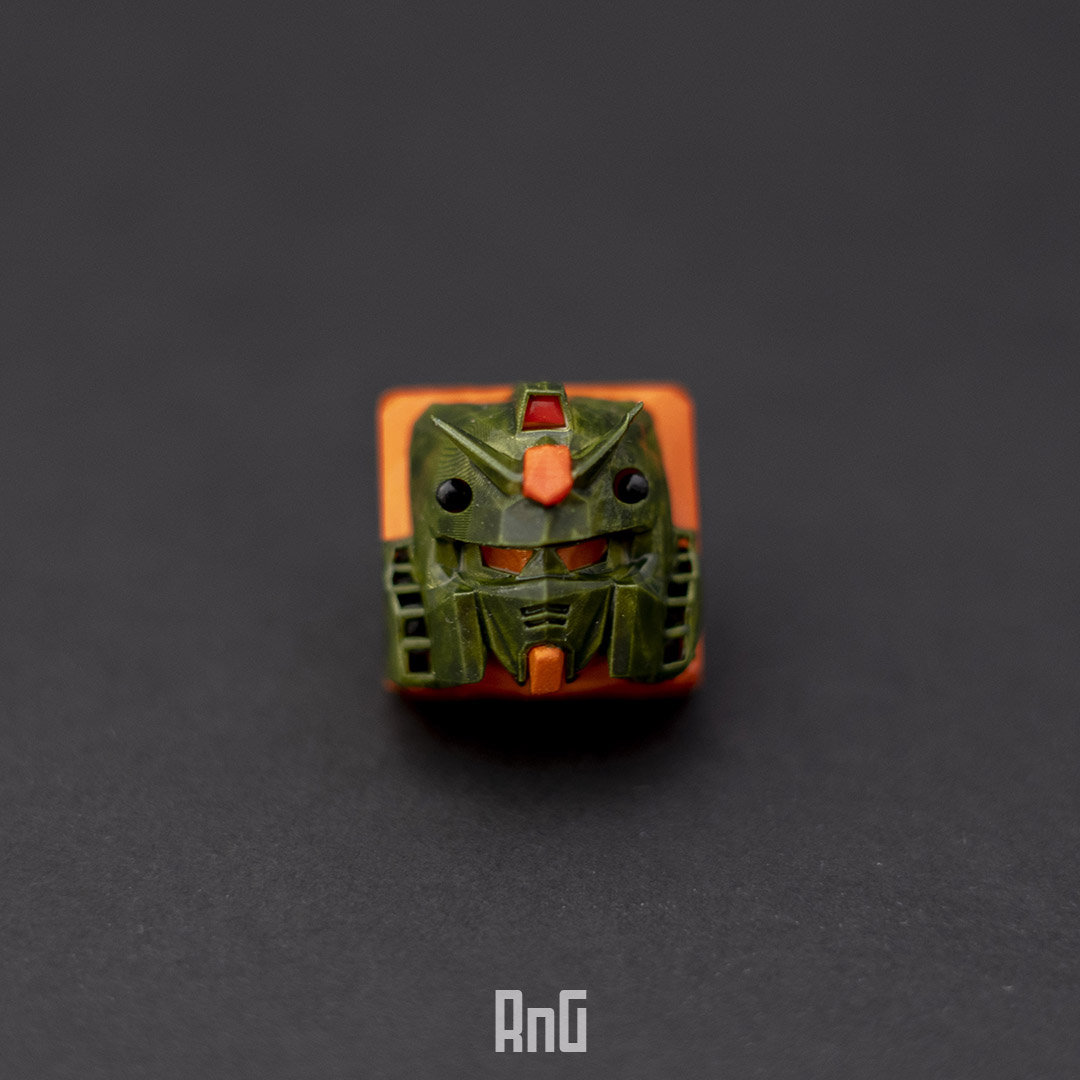 GNDM Artisan Keycap - FA Army - 3d Resin Printed Gundam RX-78 Inspired ...
