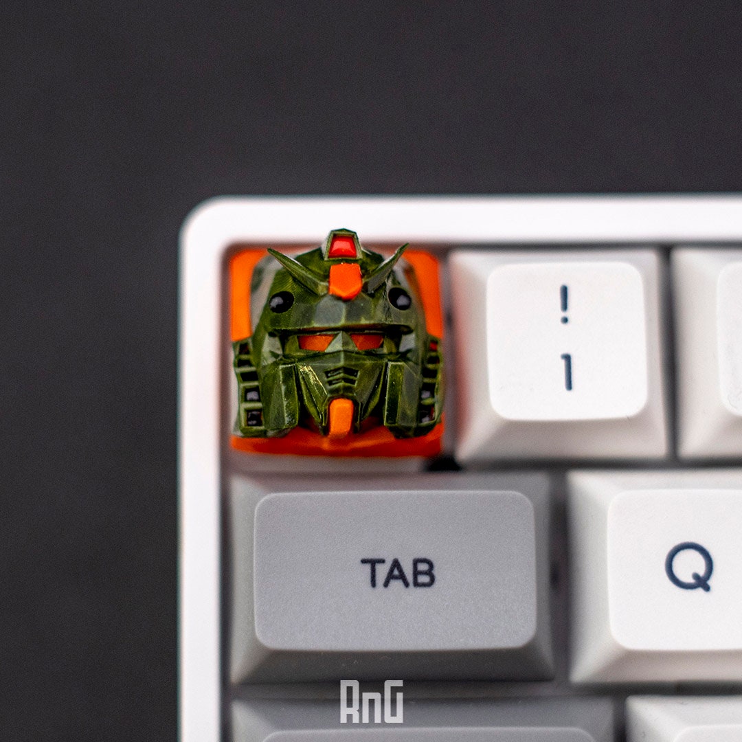 GNDM Artisan Keycap - FA Army - 3d Resin Printed Gundam RX-78 Inspired ...