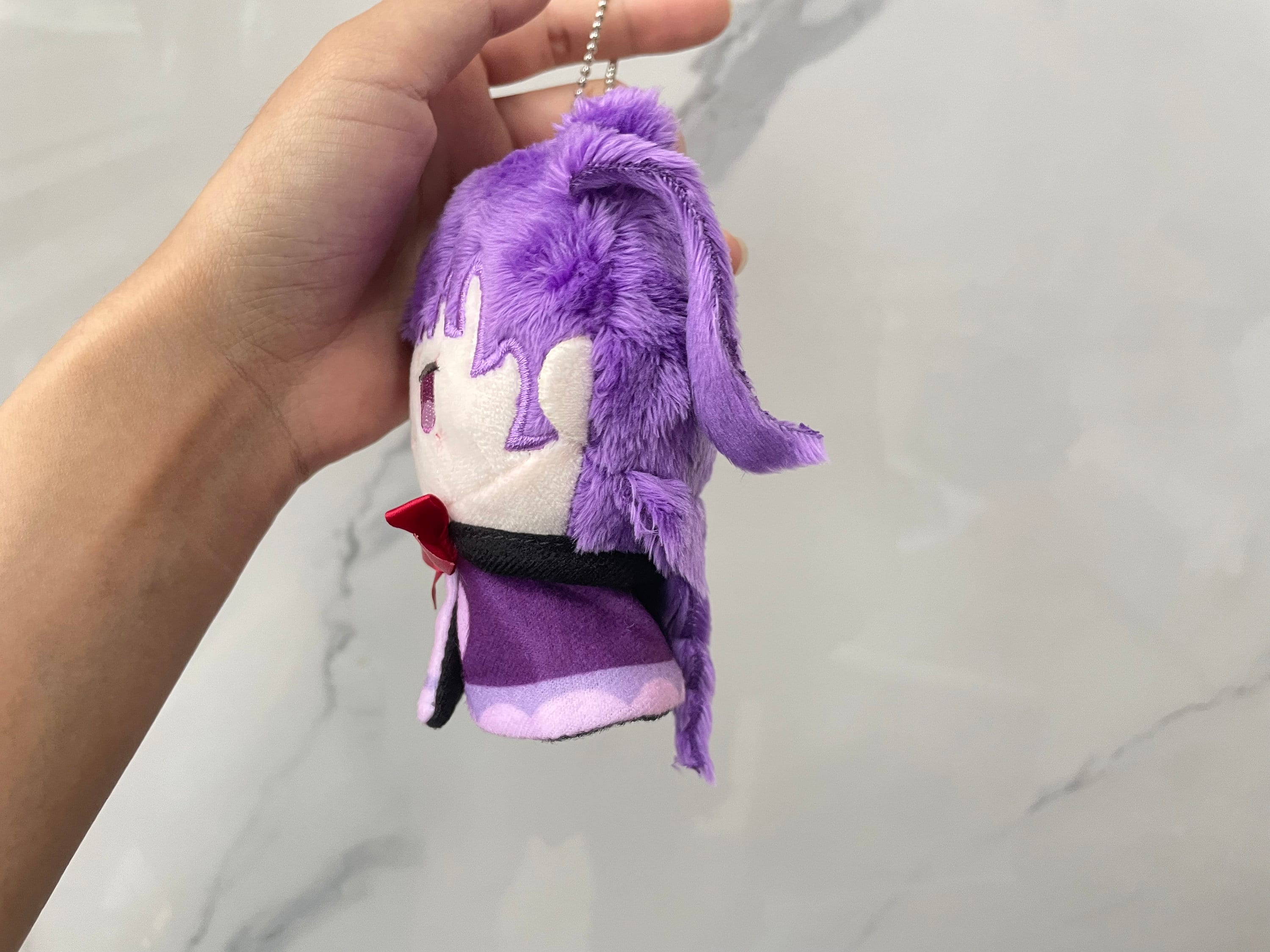 Genshin Impact Raiden Shogun Emoji Embroidered Plushie Raiden - Etsy