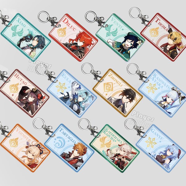 Genshin Card Sleeve - Etsy