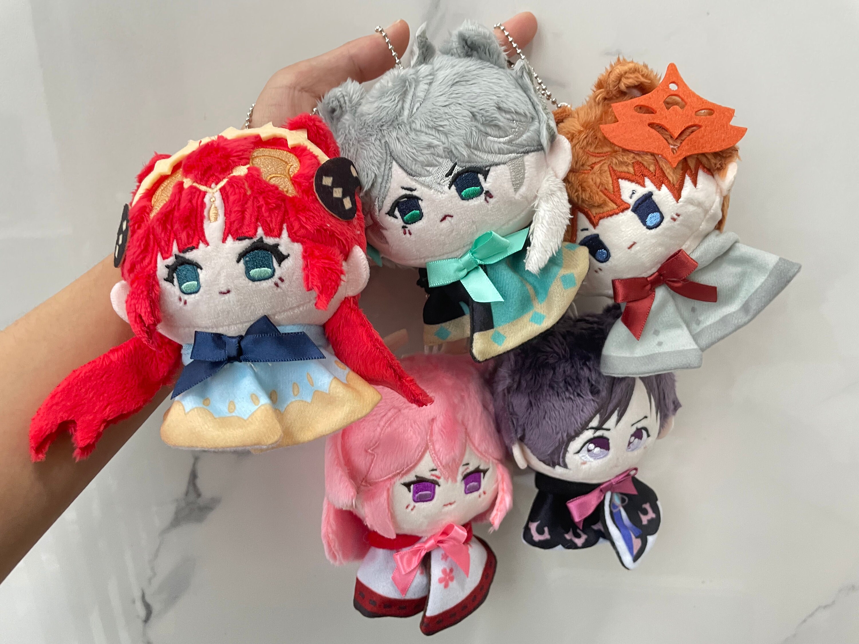 Genshin Impact Raiden Shogun Emoji Embroidered Plushie Raiden - Etsy