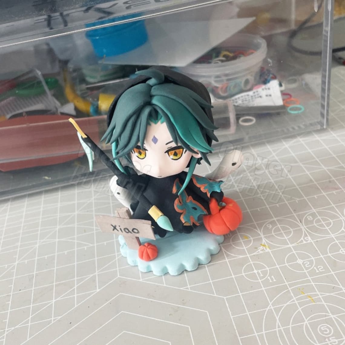 Genshin Impact Xiao Clay Figure Genshin Figurines Of Etsy India
