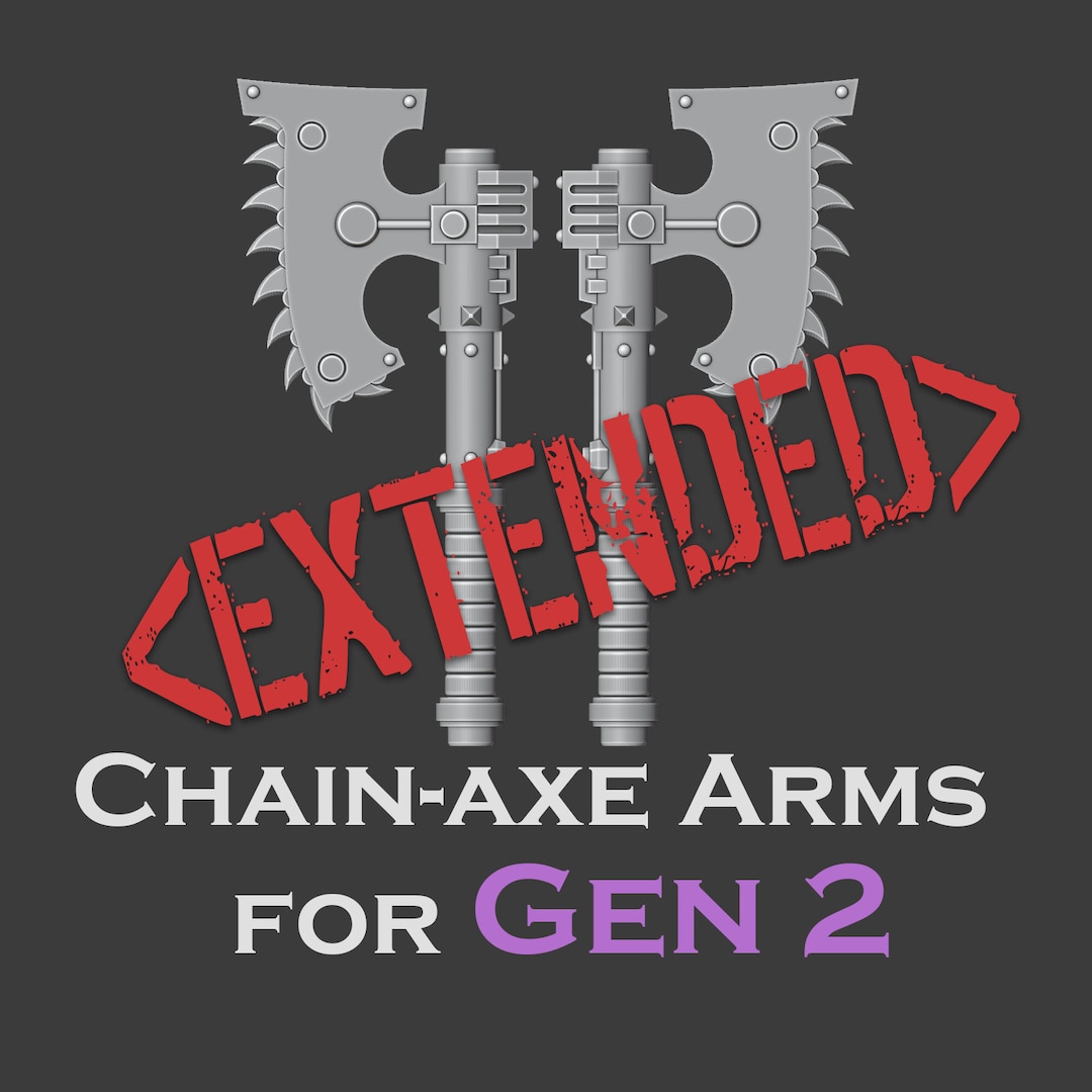 Heresy Close Combat : Gen 2 CHAIN-AXE Arms extendednew - Etsy UK