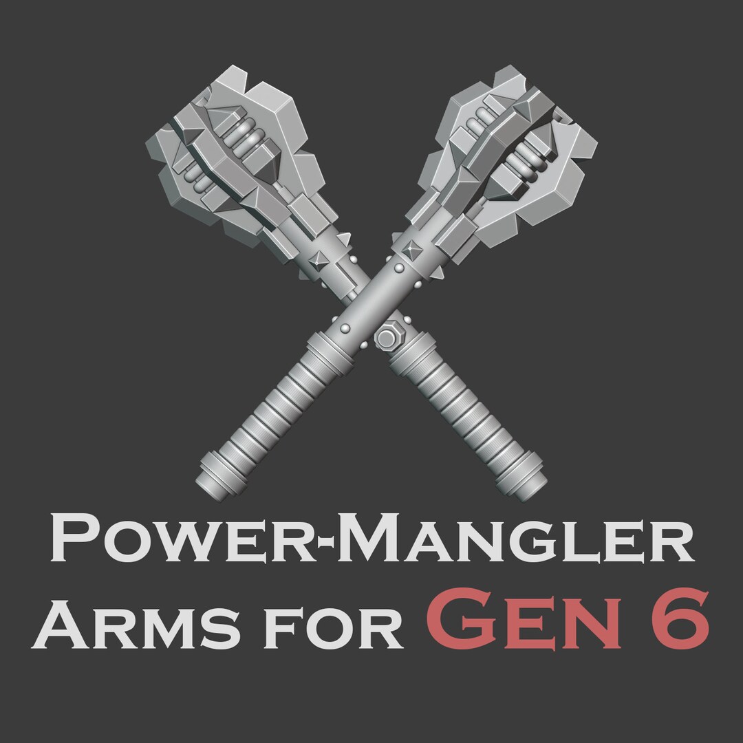 Heresy Gen 6 Power Maul Arms X10 custom Order - Etsy