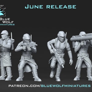 Legion Nimbus Commandos custom Order Blue Wolf Miniatures - Etsy