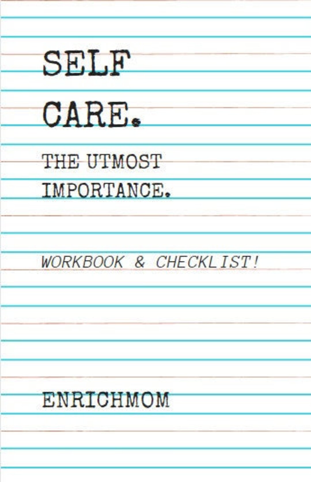 Self-care Workbook and Checklist - Etsy