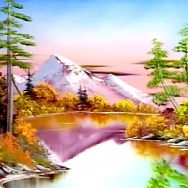 Bob Ross Cross Stitch Pattern - Etsy