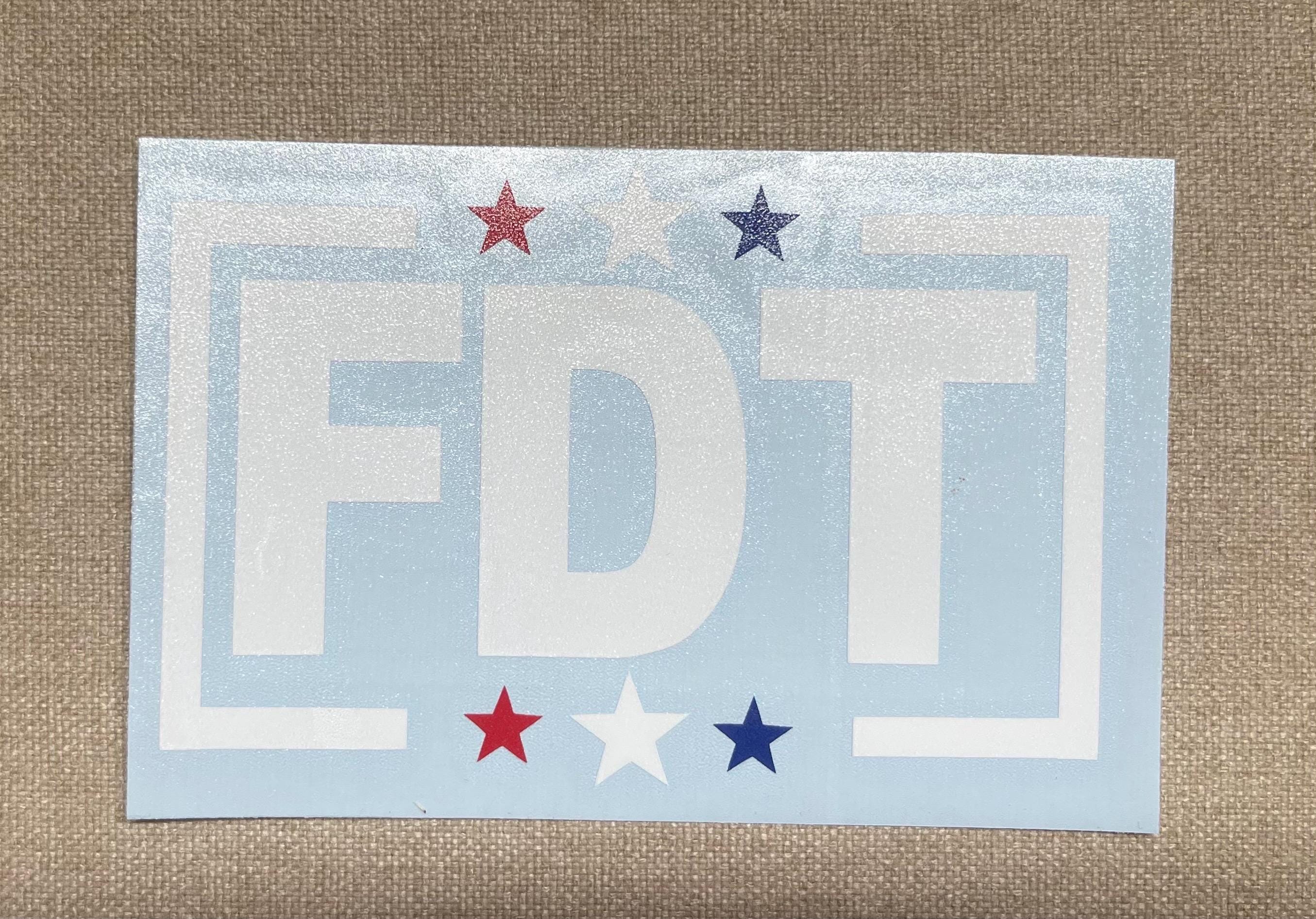 FDT, Anti Trump Decal, Political Decal, Bumper Sticker - Etsy