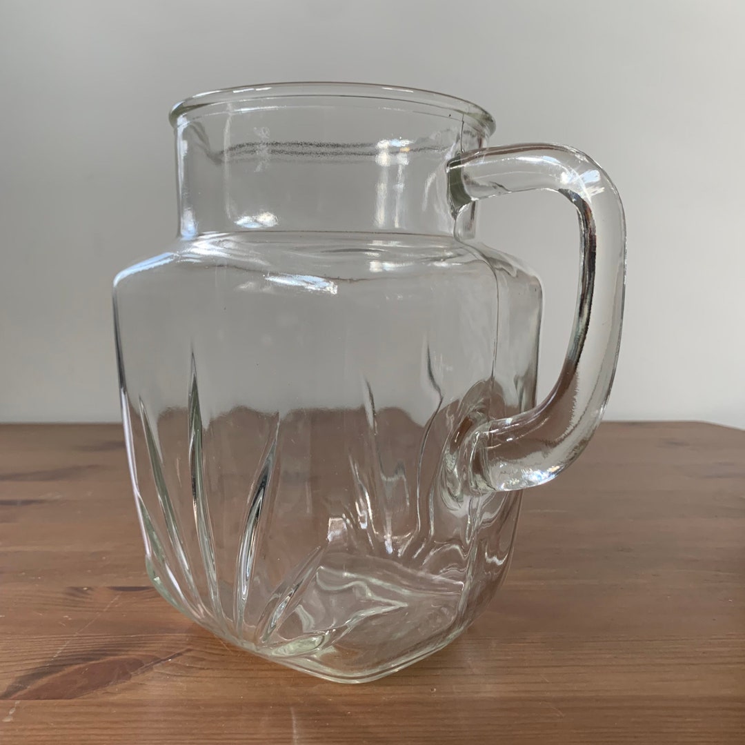 Vintage Starburst MCM Federal Glass 1950s Star Clear Pattern 48oz ...