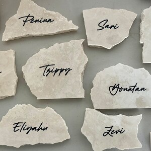 Stone Name Place Cards - Etsy