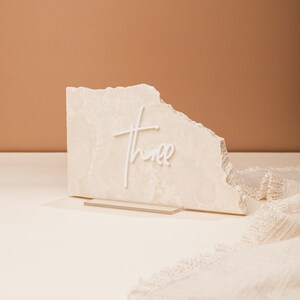 Stone Table Numbers - Etsy