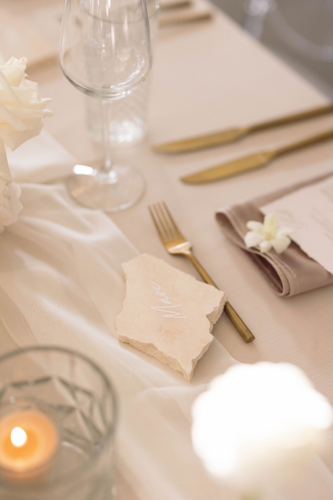 Stone Name Place Cards - Etsy