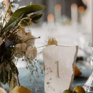 Stone Table Numbers - Etsy