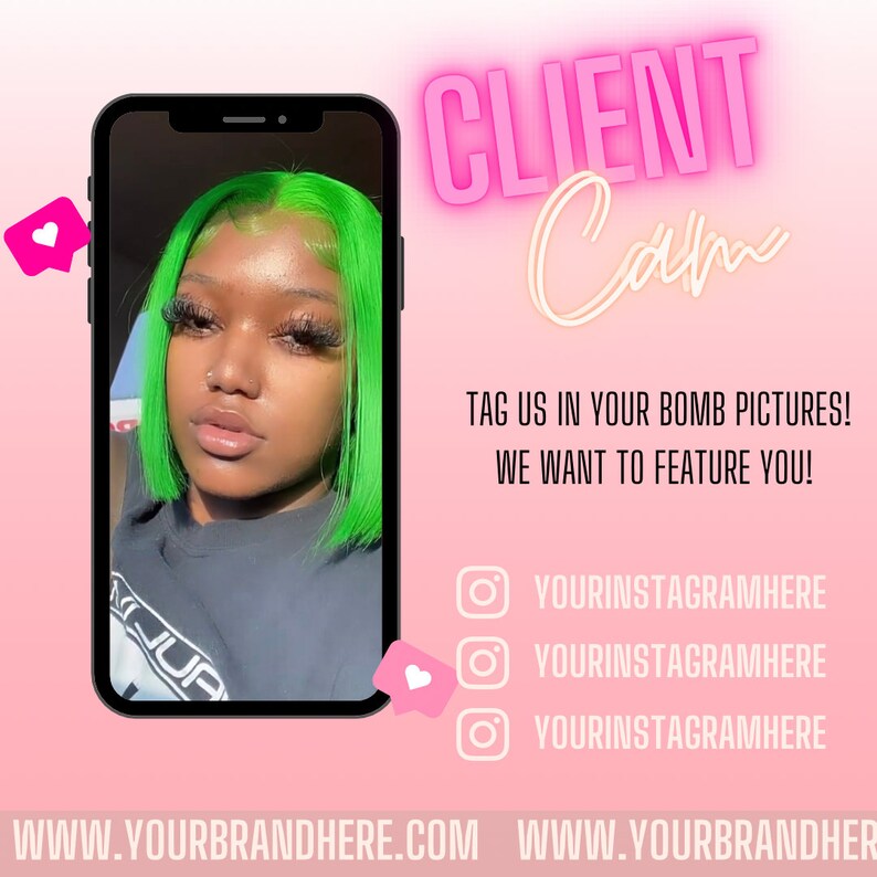 Client Cam Editable Template in Canva - Etsy