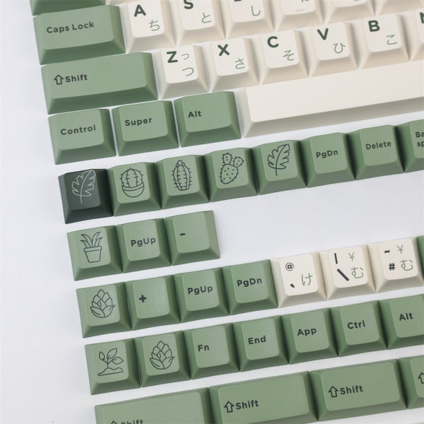 Plant Themed Mechanical Keyboard - Etsy