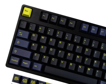 Black Gold Keycap Set - Etsy