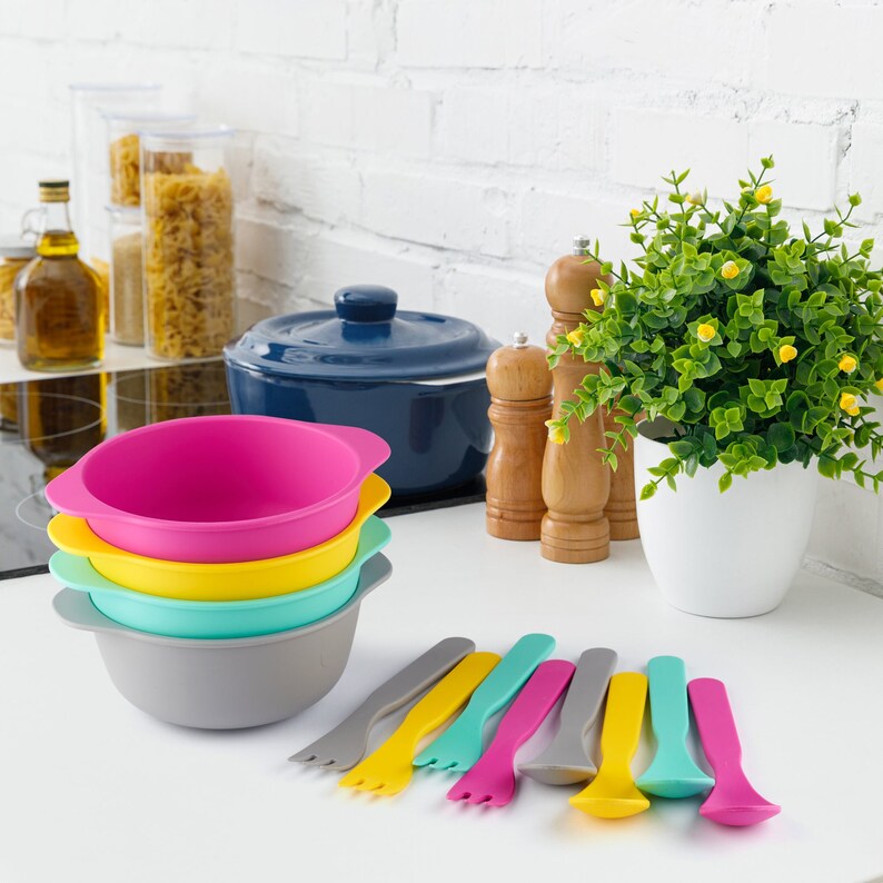 GET FRESH PLA Kids Cutlery Set-melamine-free Cutlery Set for Kids and ...