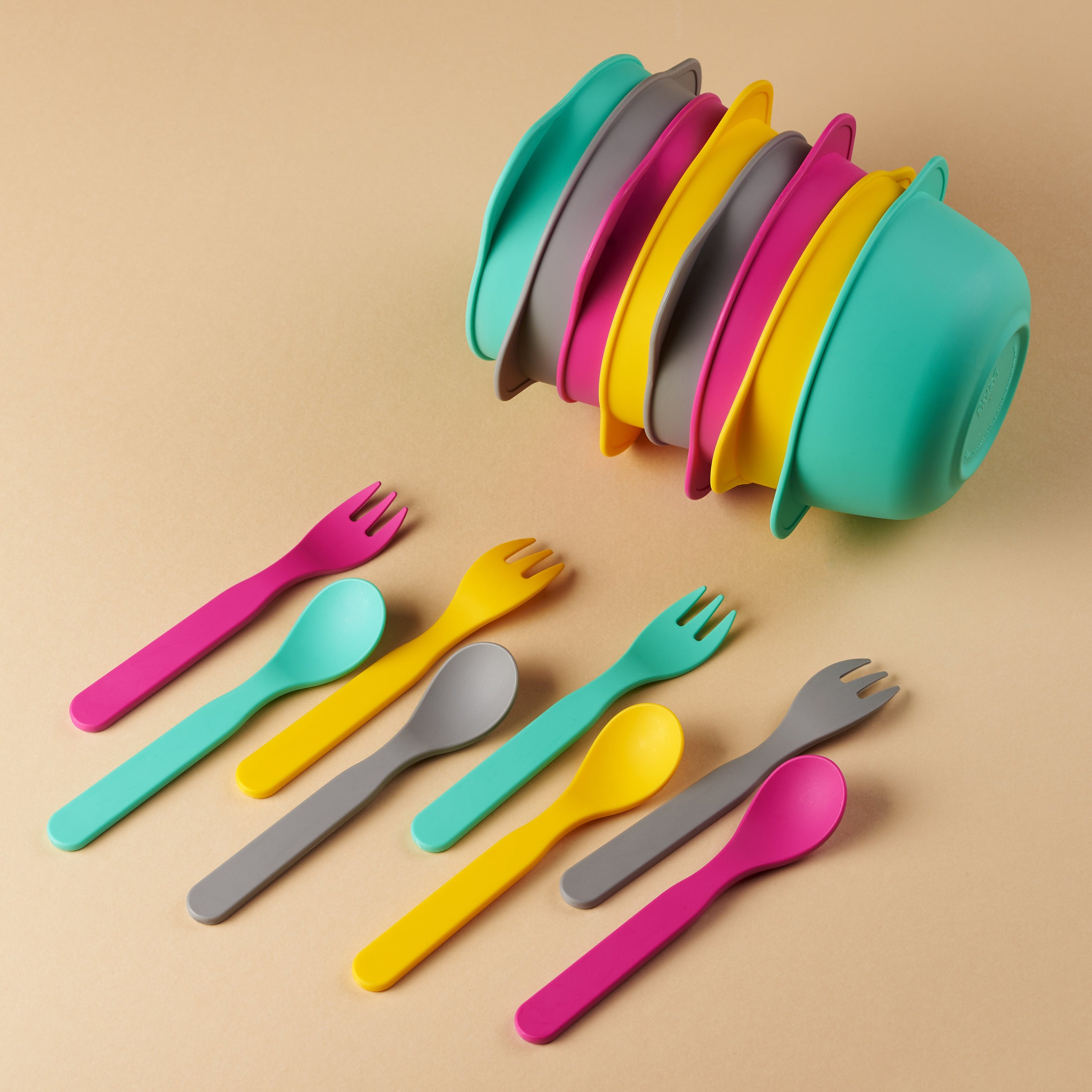 GET FRESH PLA Kids Cutlery Set-melamine-free Cutlery Set for Kids and ...