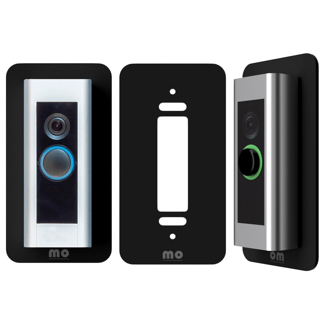 Wall Plate Compatible With Ring Pro & Pro 2 Video Doorbell Slim, Strong ...