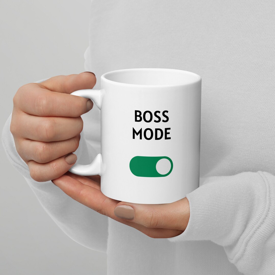 Boss Mode on - Activate Boss Mode - Entrepreneur - Boss Gift - Etsy