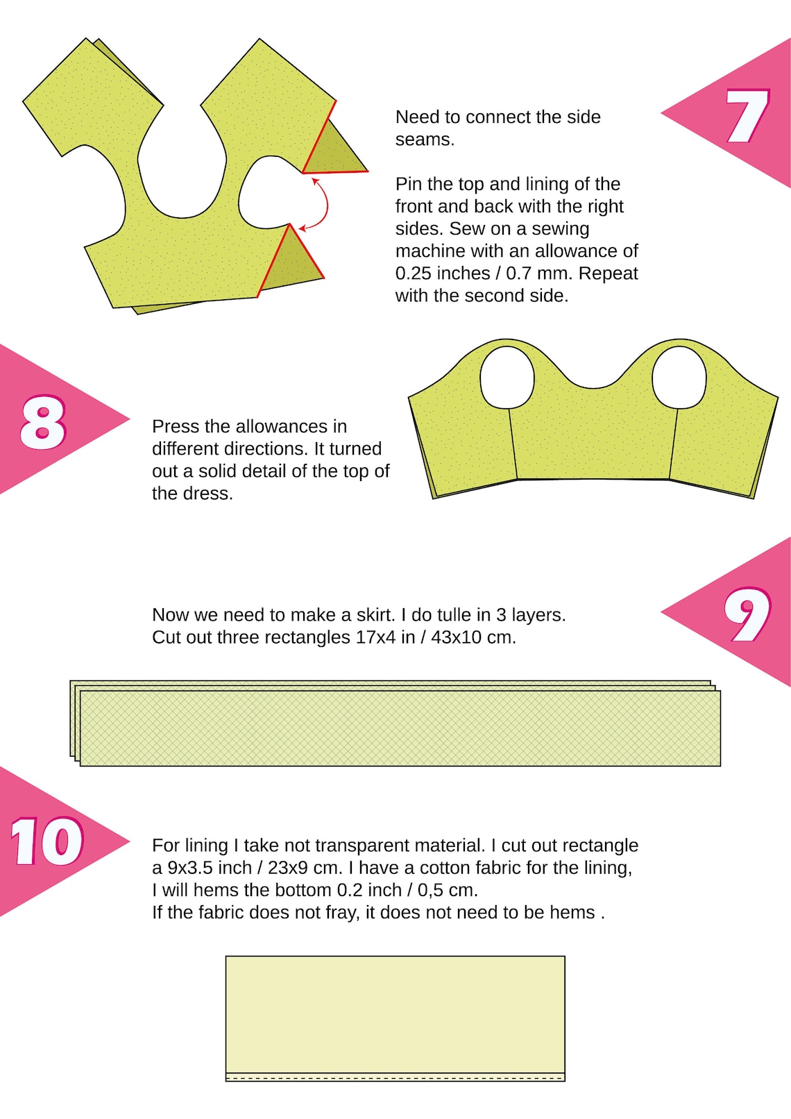 PDF Dress for Barbie. Simple Pattern and Instruction. - Etsy