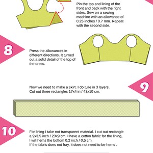 PDF - Dress for Barbie. Simple Pattern and Instruction. - Etsy