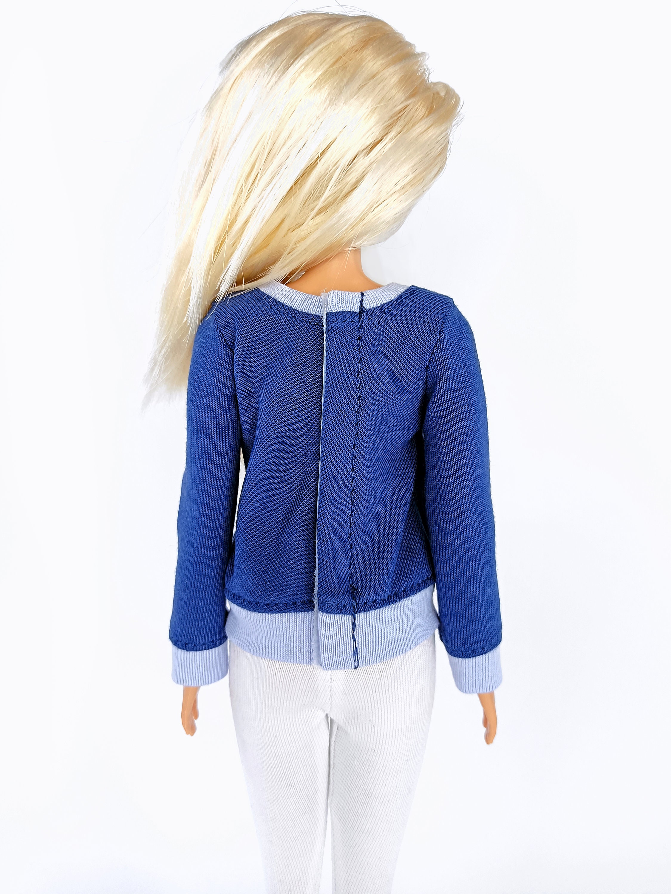 PDF Pattern of Sweatshirt for Dolls Barbie Original and Curvy - Etsy