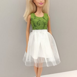 PDF - Dress for Barbie. Simple Pattern and Instruction. - Etsy