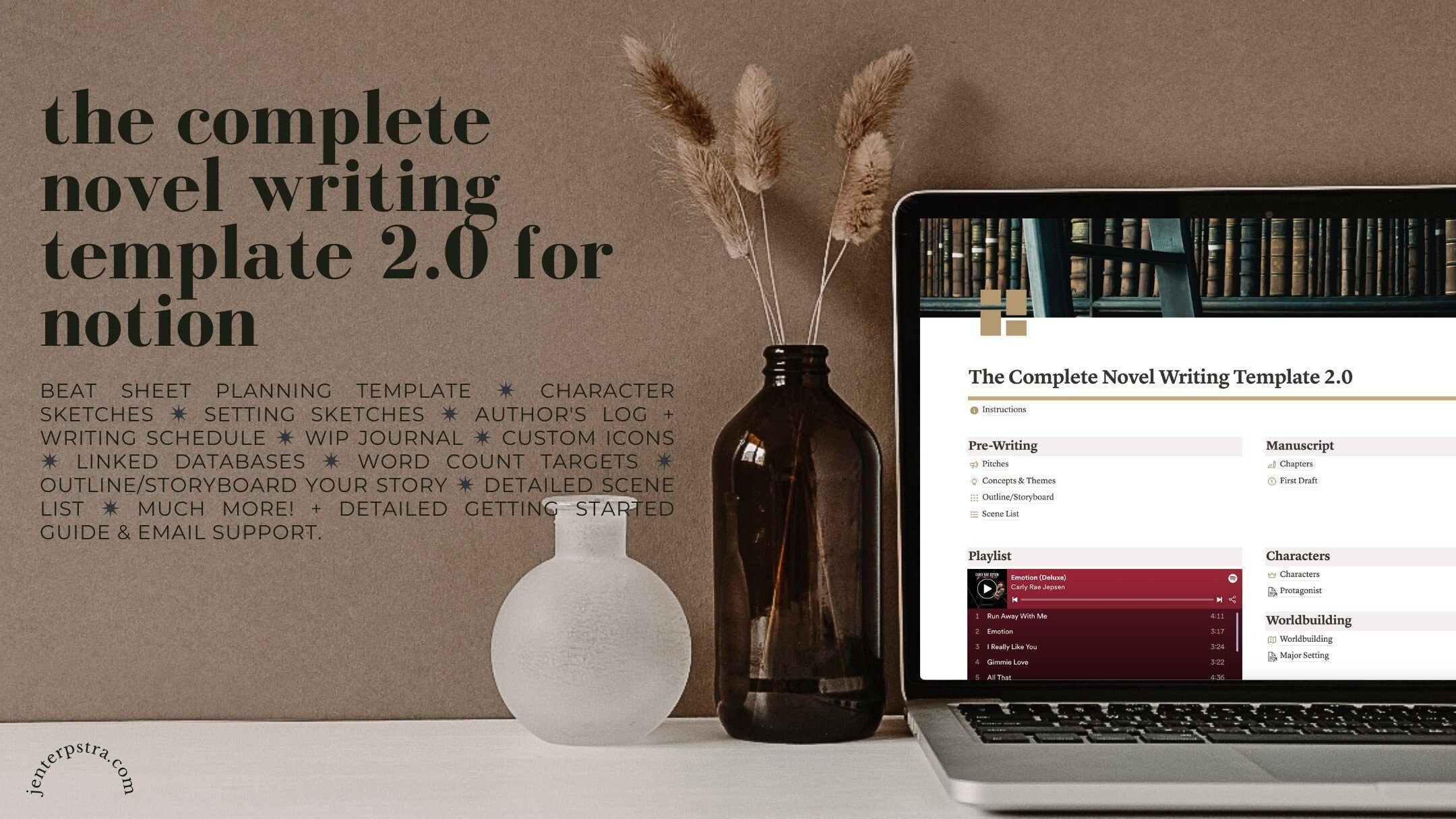 The Complete Novel Writing Template for Notion | Novel Writing, Novel ...