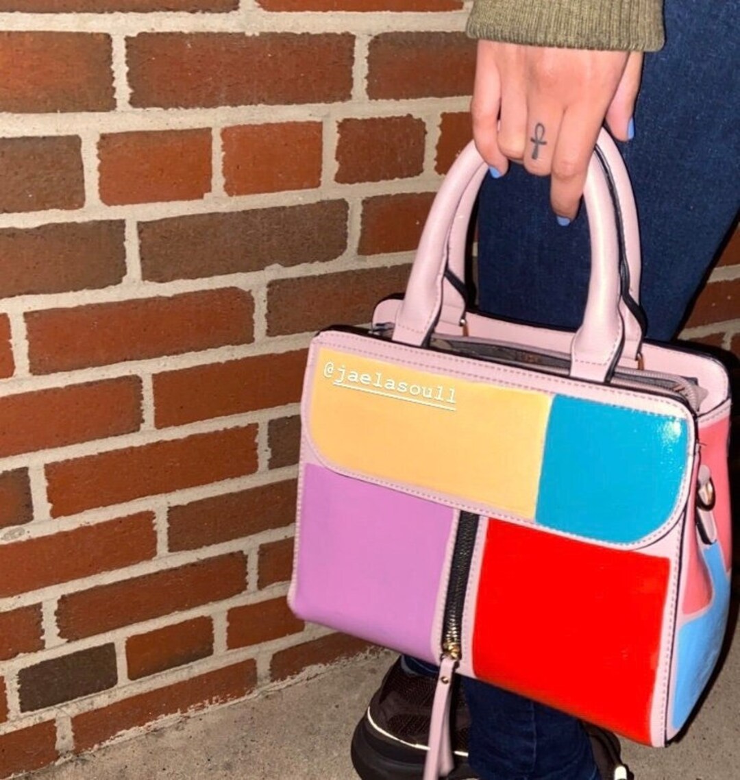 Custom Block Color Purse - Etsy